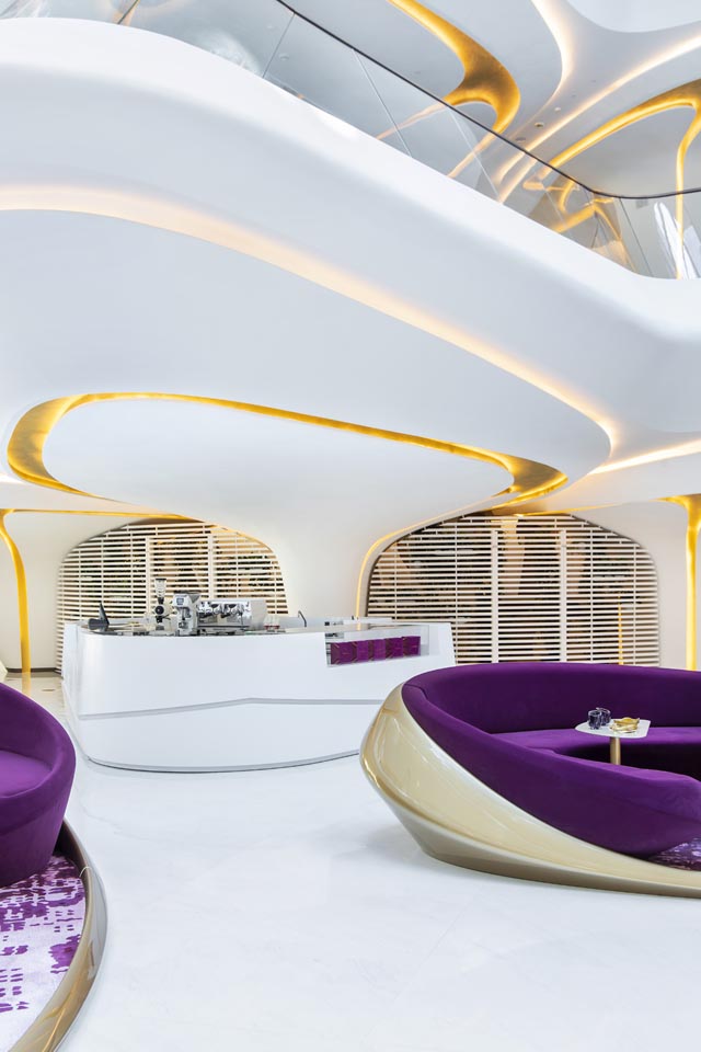 Take a look inside the newly opened ME Dubai hotel by Zaha Hadid